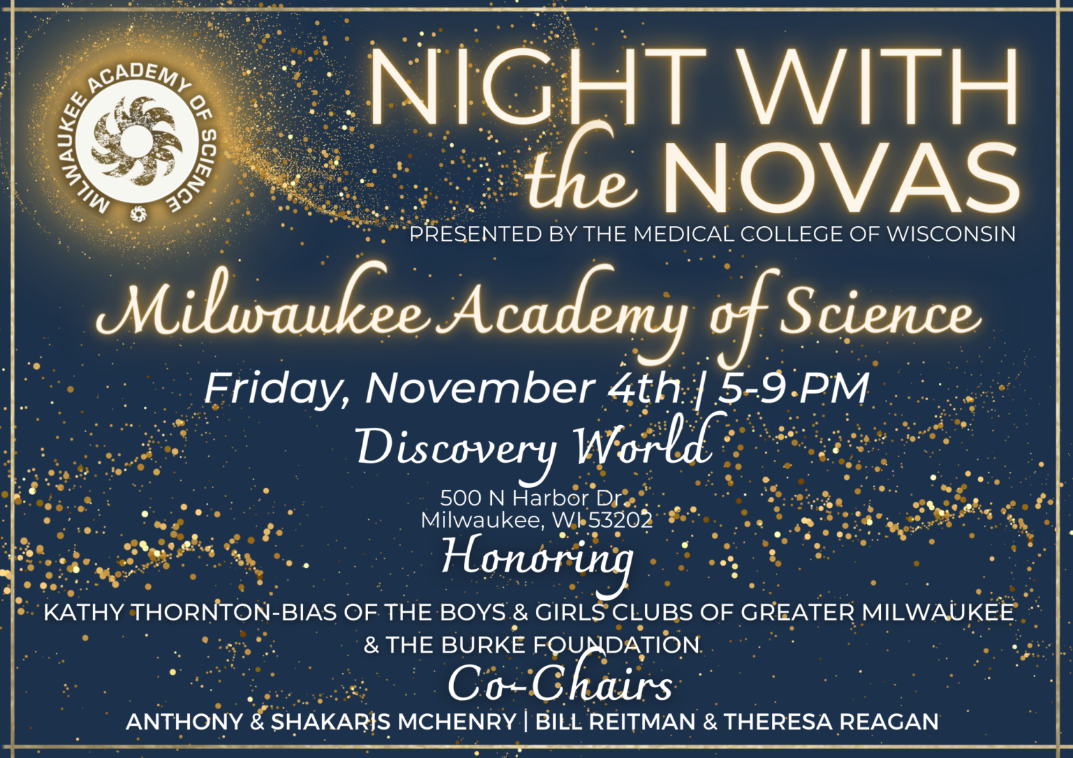 Milwaukee Academy of Science JOIN US FOR A NIGHT OF CELEBRATION AND ...